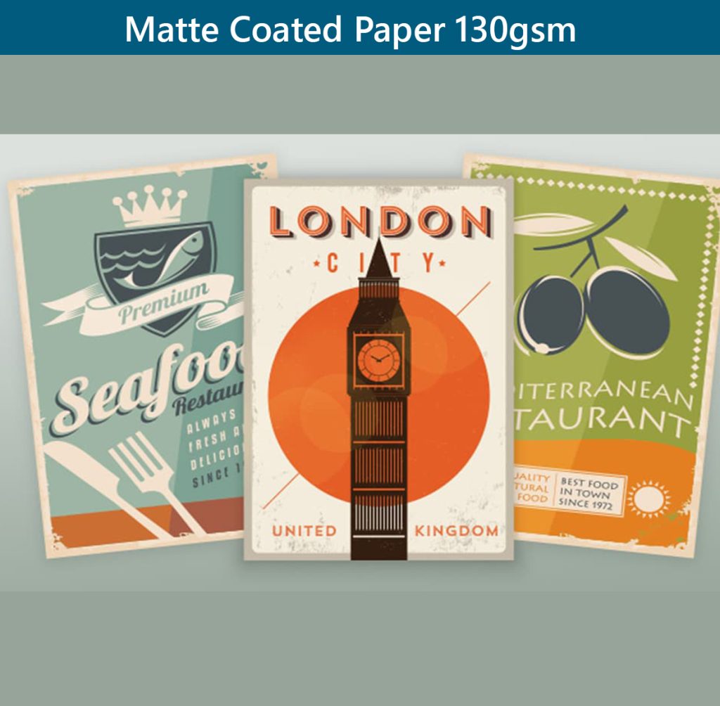 Matte Coated Paper 130gsm – SLT Solutions
